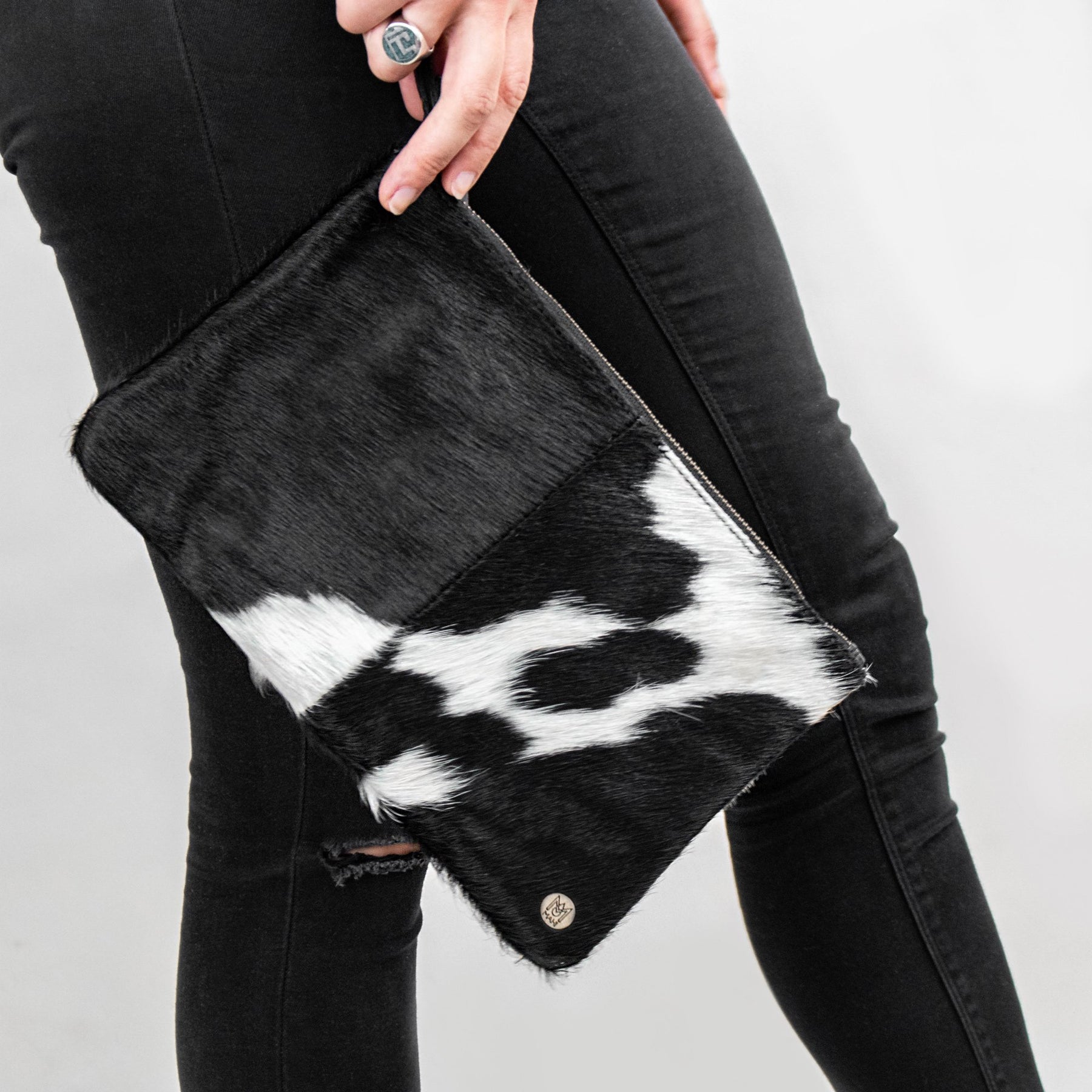 Luxury Gift Set For Her | Cowhide Weekend Bag with Matching Accessories ...