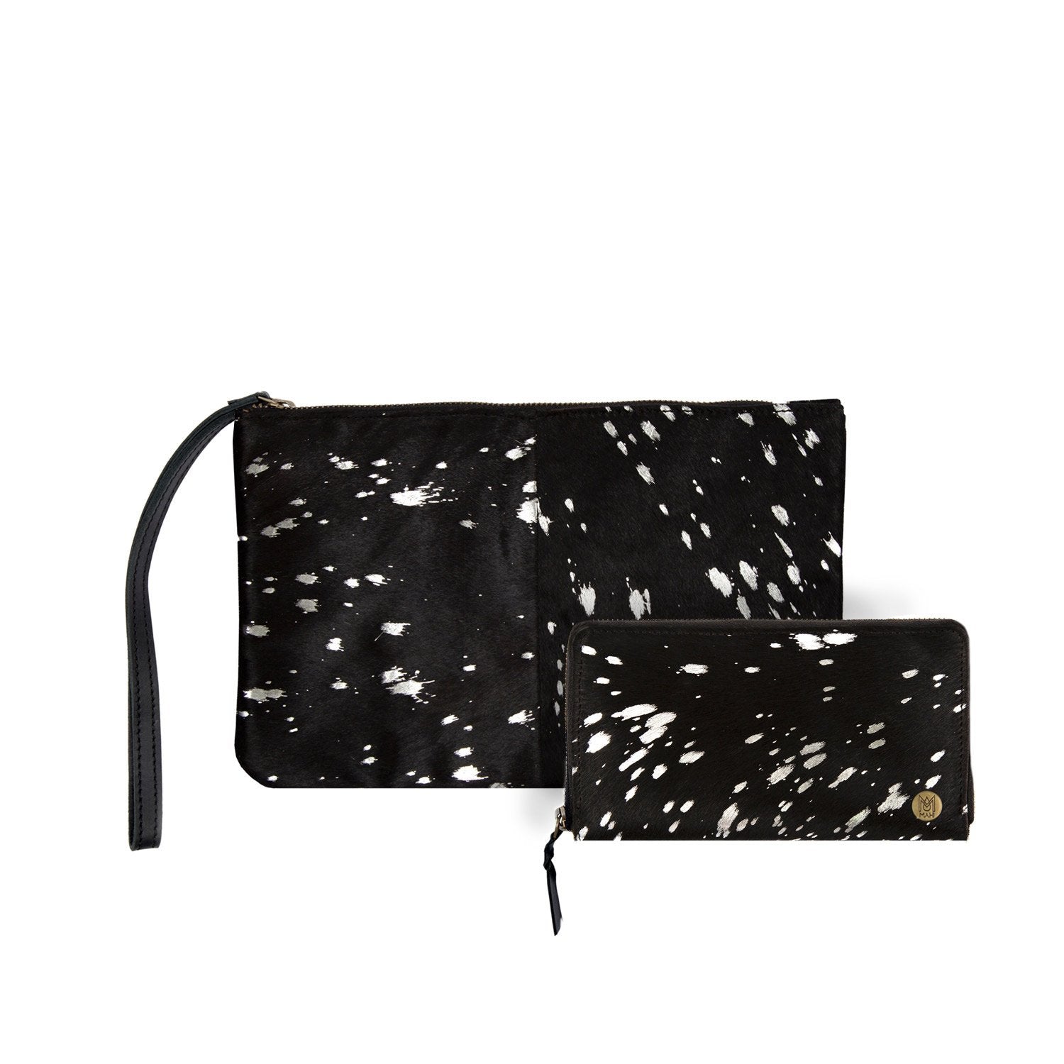 Black & Silver Clutch & Purse Gift Set For Her | Save 10% – MAHI Leather