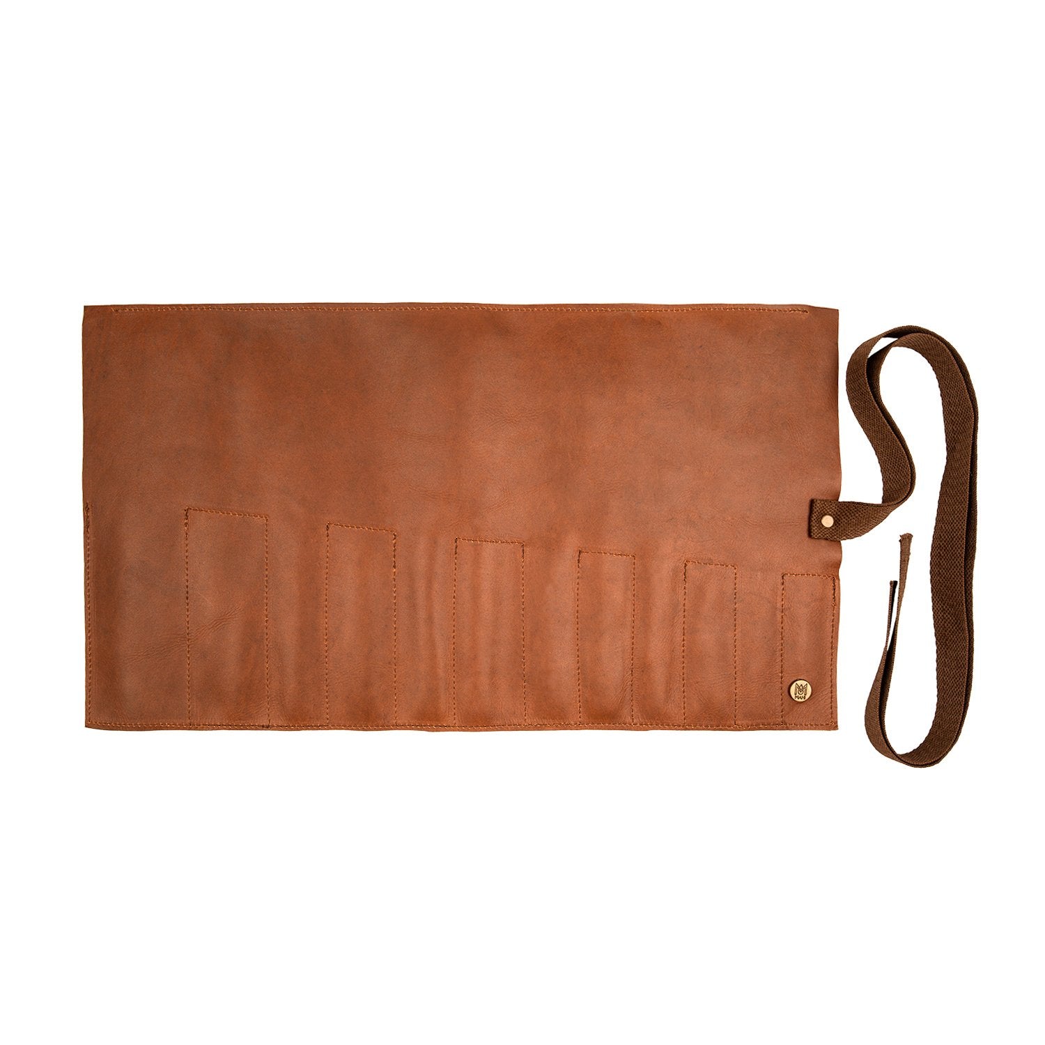 Brown Leather Tool Roll for Crafters, DIY Enthusiasts, Tool Accessories ...