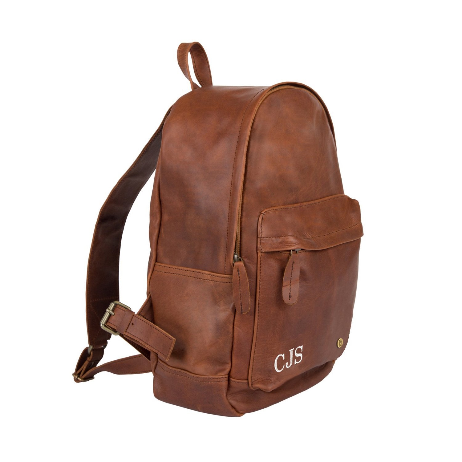Classic Brown Leather Backpack For Work or College | Back to School ...