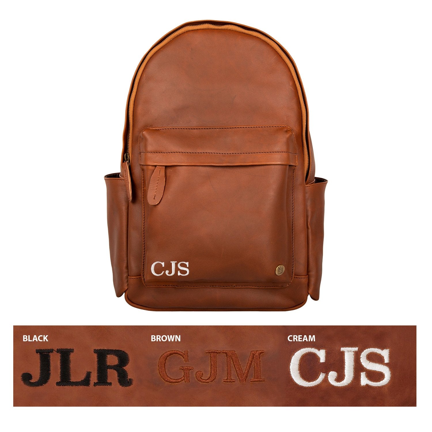 Classic Brown Leather Backpack 16" Macbook Capacity | Back to School ...