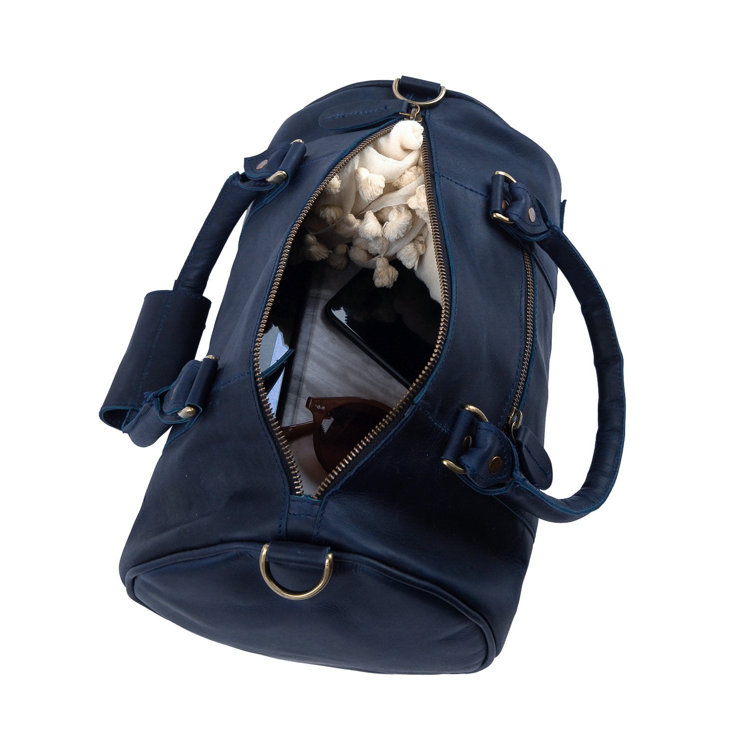 Mini Leather Duffle Handbag | The Mini Duffle by MAHI Leather