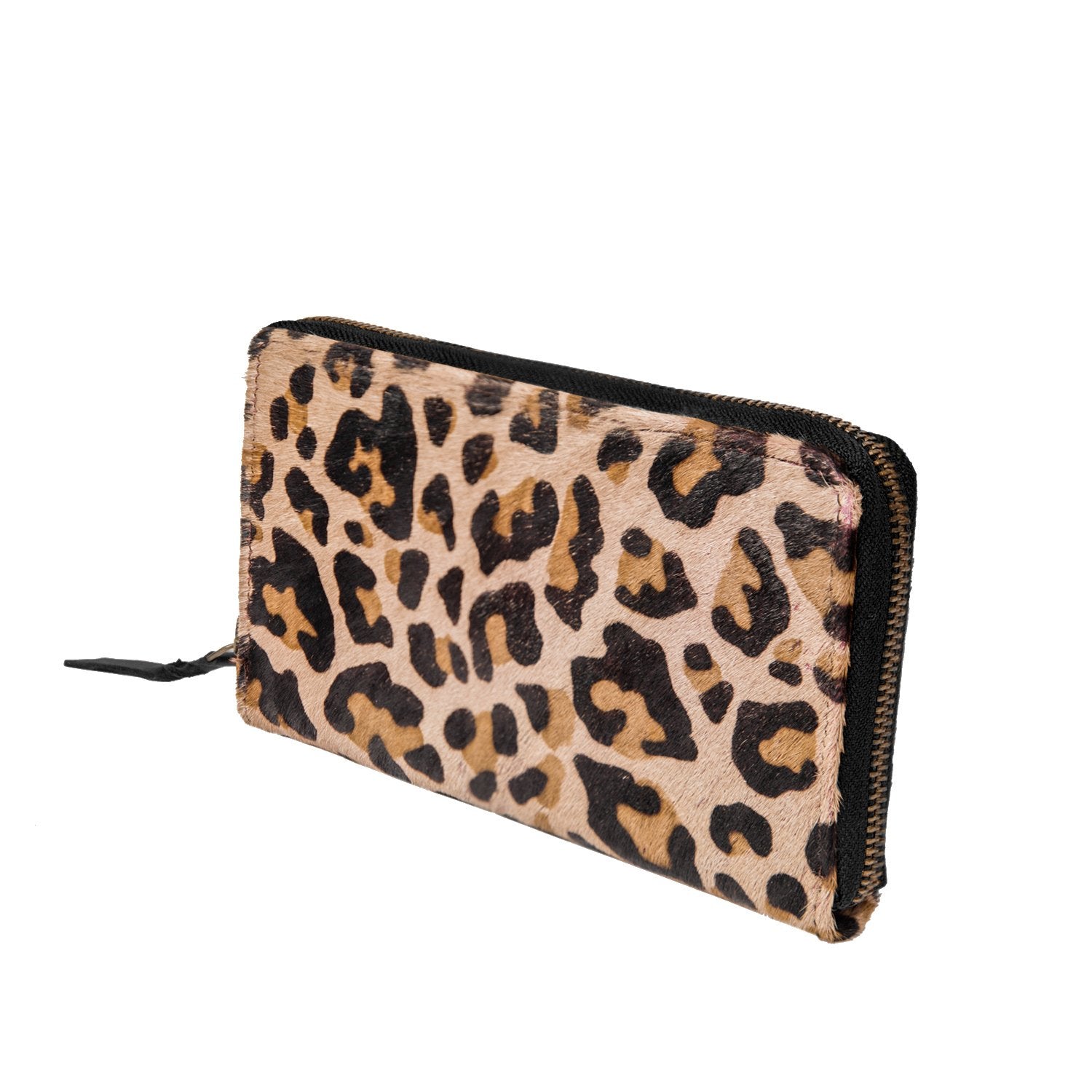 Leather Leopard Print Women's Purse | Cowhide Purse | Hair on Hide ...